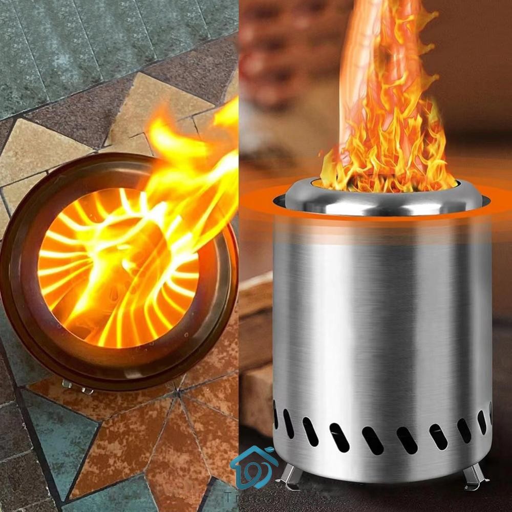 Smokeless Tabletop Fire Pit Indoor Outdoor Table Top Firepit Mini Fire ...