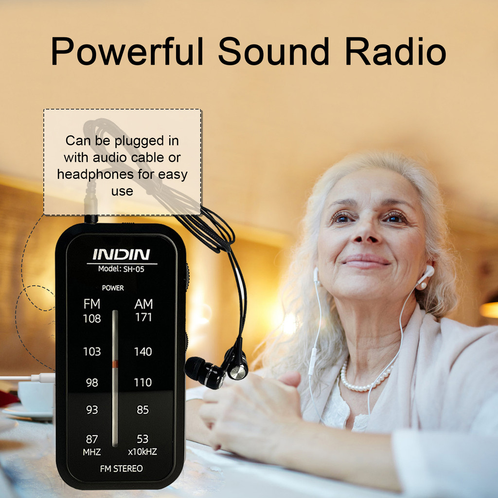 SHB 1 Set Radio Receiver Operated Stereo Dual Band AM FM Radio with ...