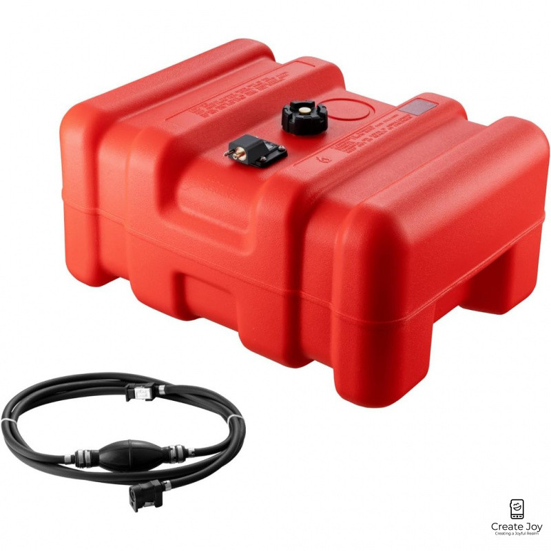 Tangki Bahan Api Marin VEVOR, 12 Gelen/55 Liter, Tangki Bahan Api Mudah ...