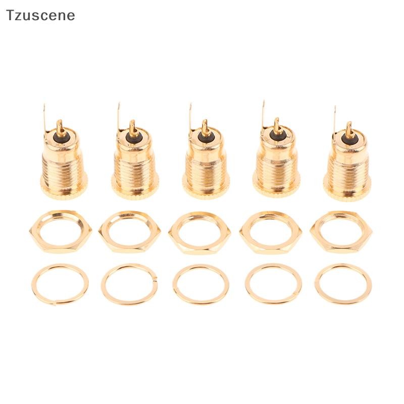 [Tzuscene] Gold-plated 30V 10A High Current DC Connectors 5.5x2.1MM 5 ...