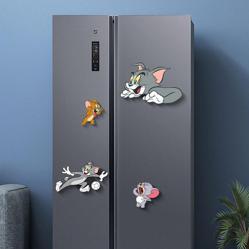 Unique Cute Creative Refrigerator Magnet Cartoon Creative Tom Jerry ...