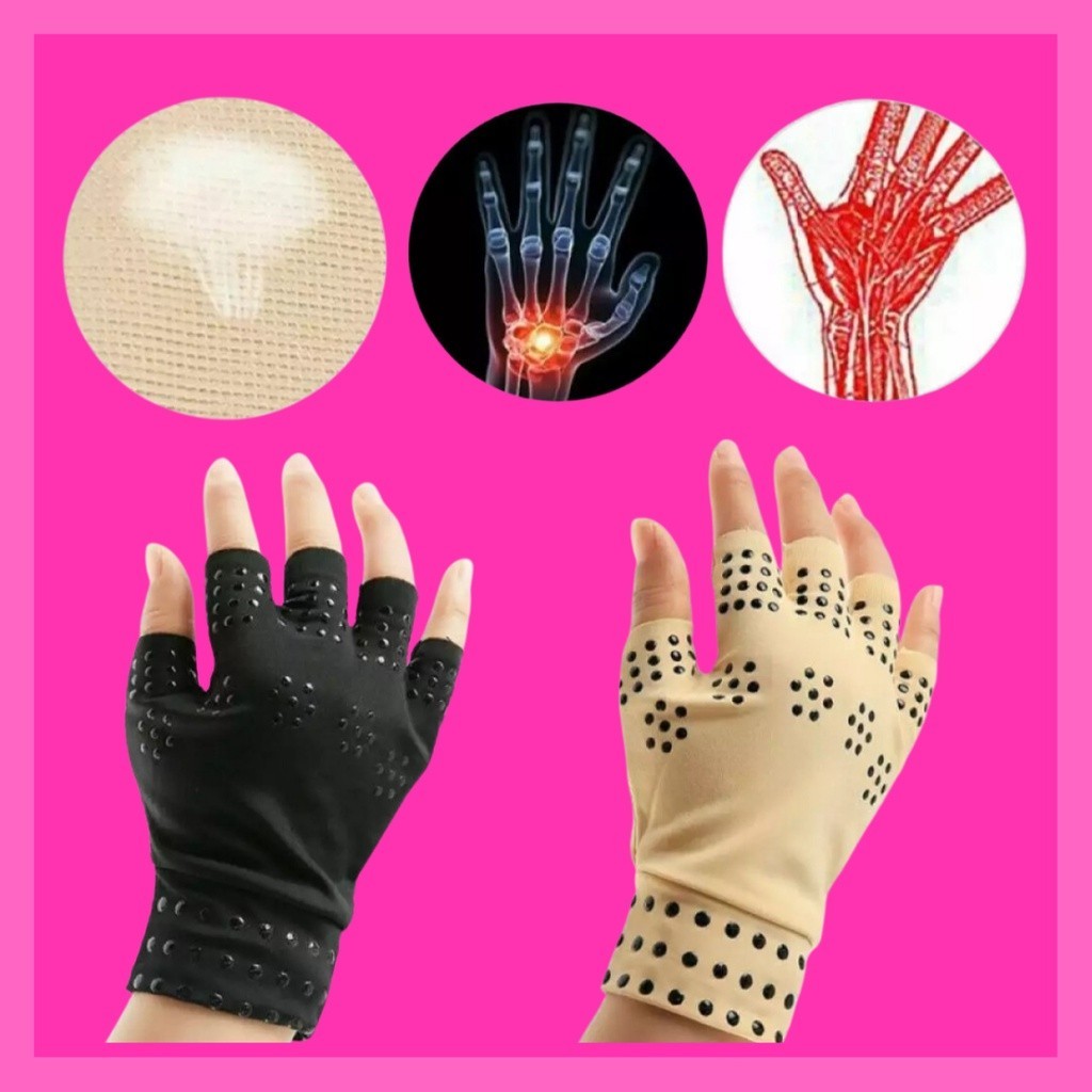 Arthritis/Rheumatoid Magnet Health Therapy Glove Hand Pain/jari ...