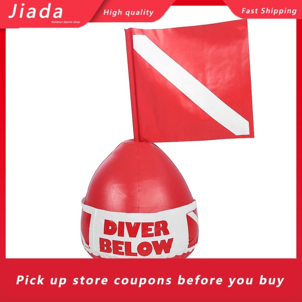 Diving Buoy Ball PVC Surface Marker Inflatable Signal Floater Dive Bouy ...