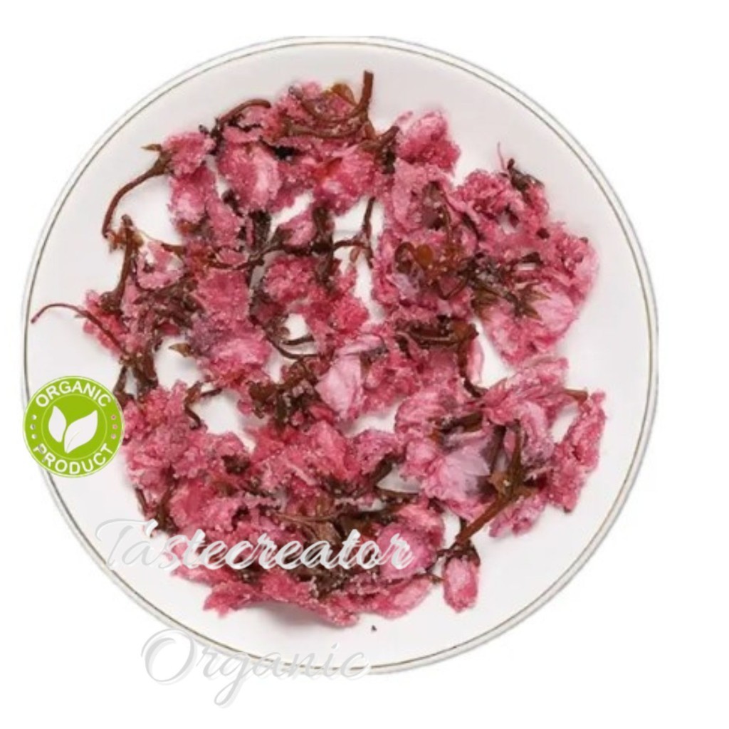 Japan Sakura Cherry Blossom flower 1kg 日本樱花 樱花瓣 盐渍樱花 Salted Dried ...