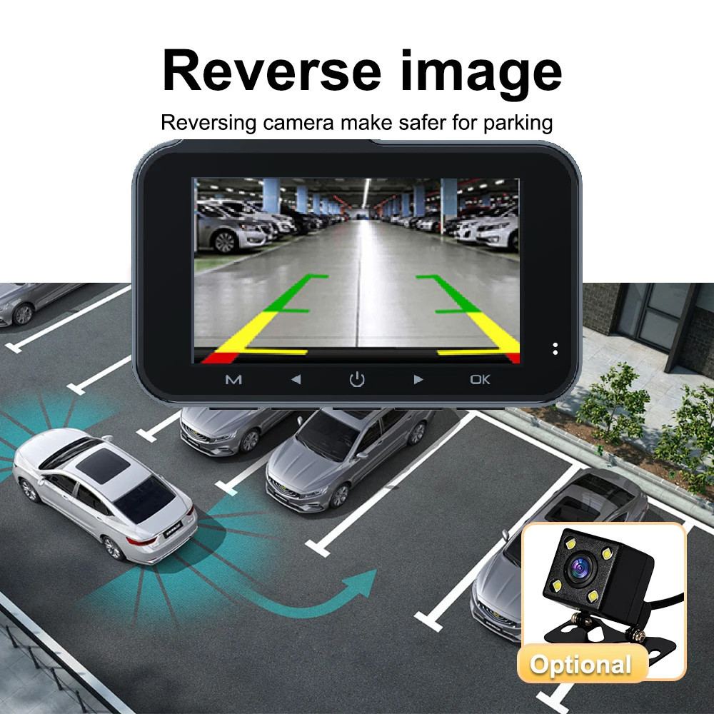 [WIFI] Dual Lens Dash Cam 1080P Front Rear View Camera Car DVR Camera ...