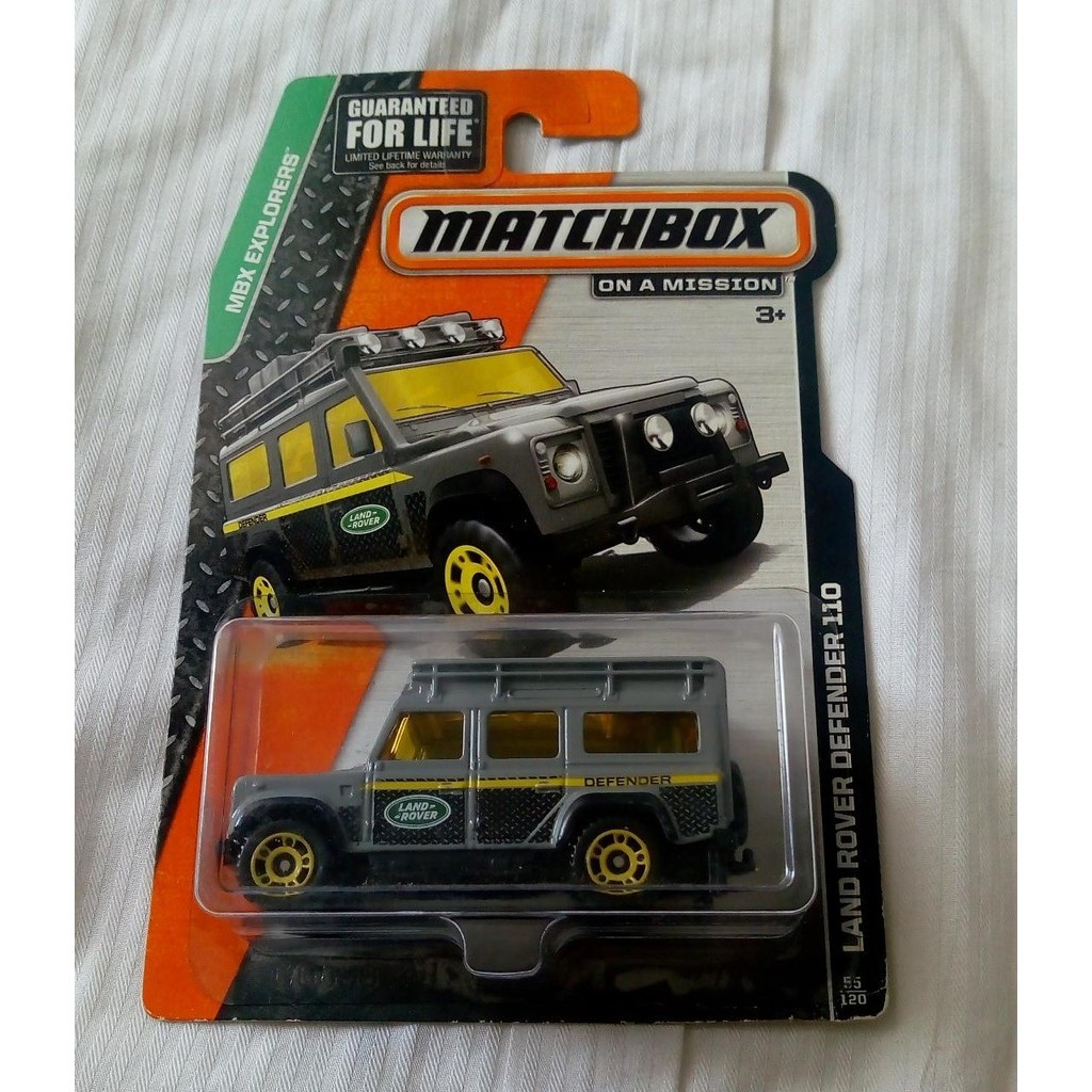 Matchbox - Land Rover Defender 110mbx Explorers Gray | Shopee Malaysia