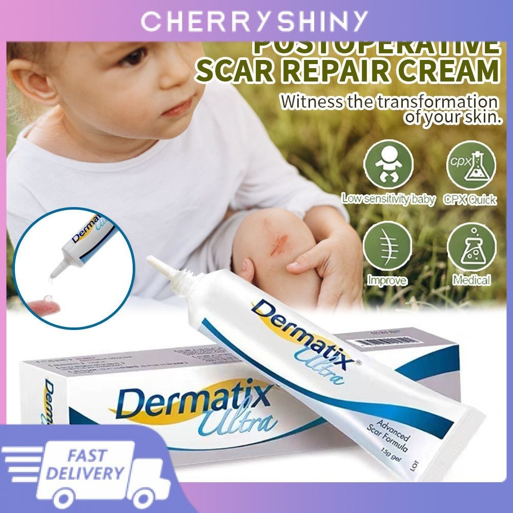 HOT！ Dermatix Ultra Silicone Gel Scar Remover Cream 15g | Shopee Malaysia