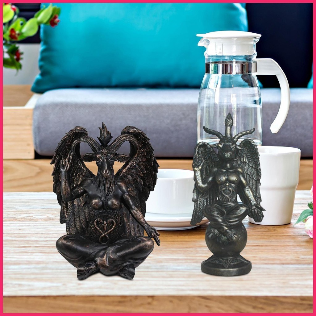 Creative Baphomet Satan Statue Resin Figurine Antiquity Baphomet Divine ...