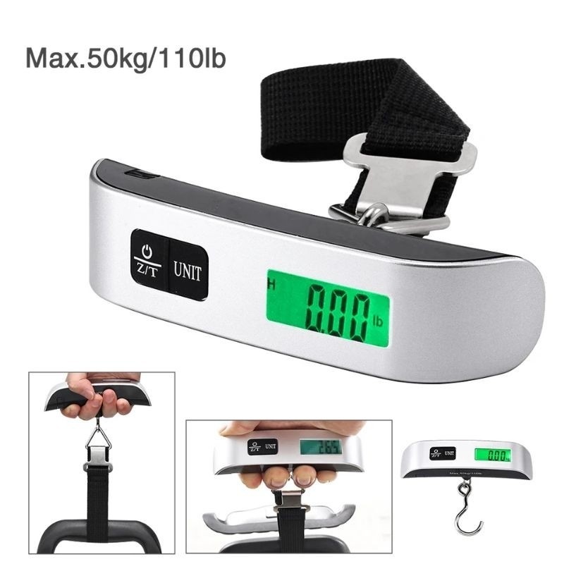 😍 TRAVEL SCALE 50KG/110LB LUGGAGE SCALE ELECTRONIC DIGITAL SCALE ... 😍 TRAVEL SCALE 50KG/110LB LUGGAGE SCALE ELECTRONIC DIGITAL SCALE ...