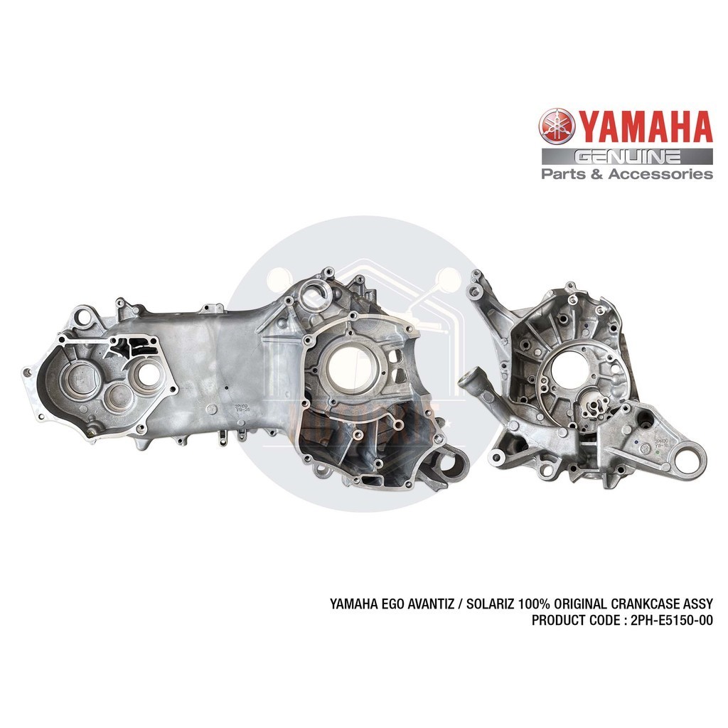 YAMAHA EGO AVANTIZ SOLARIZ 100% ORIGINAL CRANKCASE ASSY ENGINE INNER ...