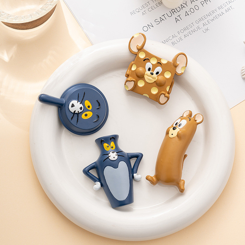 Creative Cartoon Fridge Magnets Tom and Jerry Anime Fridge Magnet Cute ...
