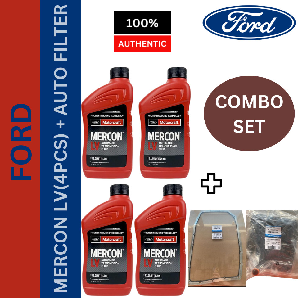 4PCS FORD MOTORCRAFT ATF LV ATF MAZDA BT50 FORD RANGER T6 + Auto filter ...
