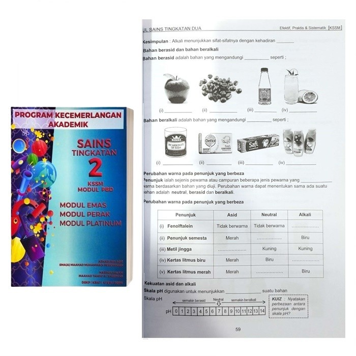 Kombo Matematik Tingkatan 2 KSSM Modul PBD & Sains Tingkatan 2 | Shopee ...