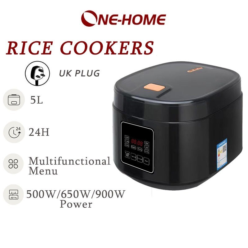 ONE HOME Electric Rice Cooker Non Stick Cooker 5L Large-capacity ...