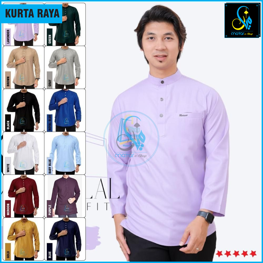 Kurta Raya 2024 Kurta PLUS Size Kurta Big Size Kurta Osaka Kain Excluse ...