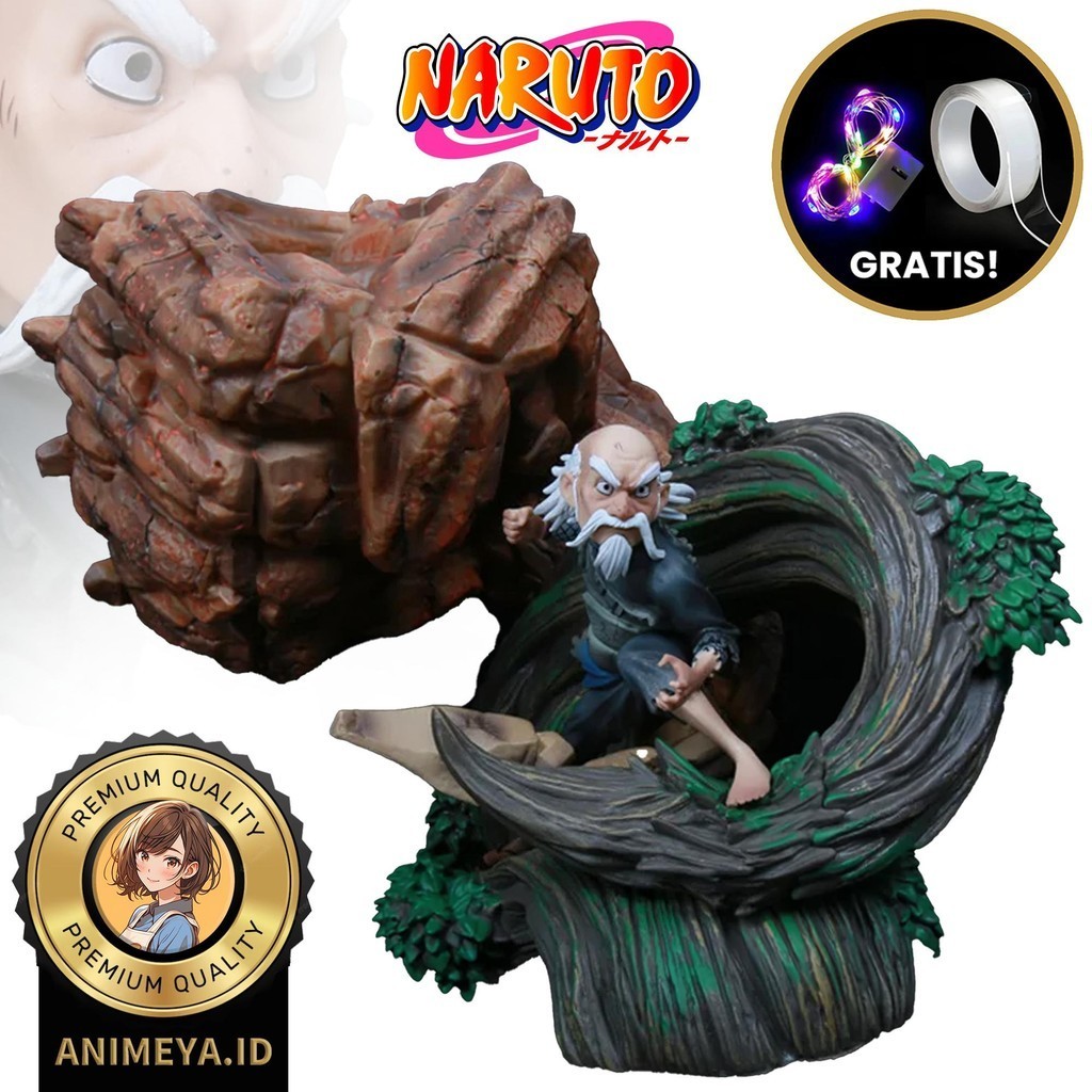 Action Figure Statue Naruto Shippuden Onoki Tsuchikage Rock Fist ...