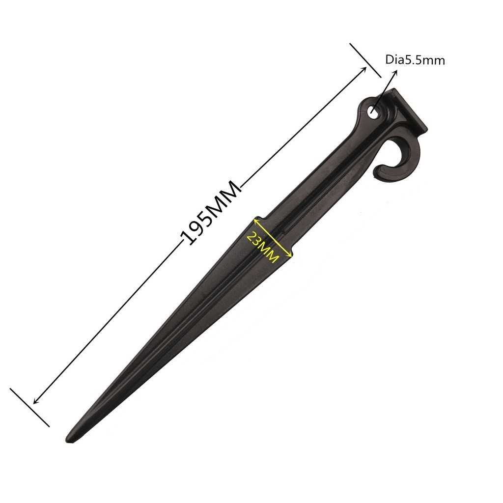 Plastic Tent Peg Nails Sand Ground Pegs Stakes Outdoor Camping Awning ...