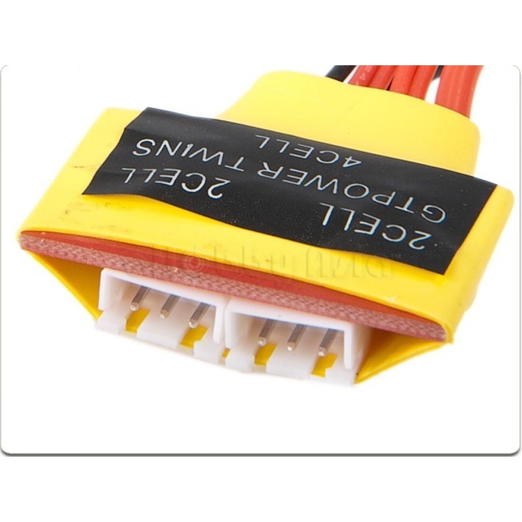 Battery Connector Wires RC Converter Cable Plug G.T.Power Twins 4S Wire ...