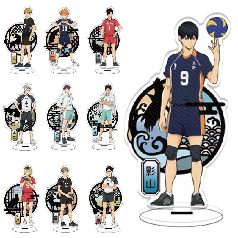 Standee model Haikyuu Hinata Shoyo Tobio Kenma Kuroo Akaashi Kotaro Kei ...