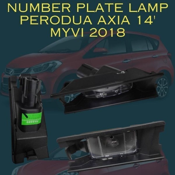 Perodua Axia 2014 , Myvi 2018-2020 Number Plate Lamp / License Lamp (1 ...