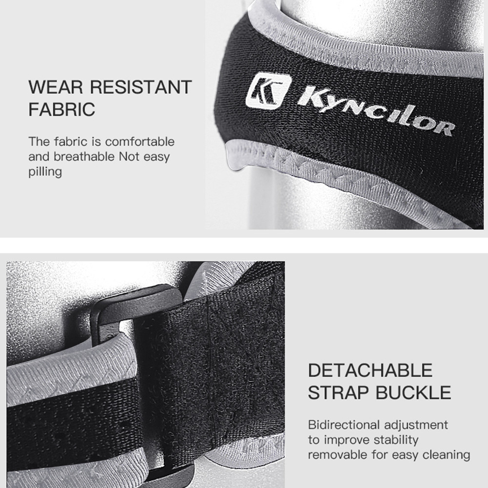 Patella Knee Strap Compression Brace Support for Tendonitis Volleyball ...