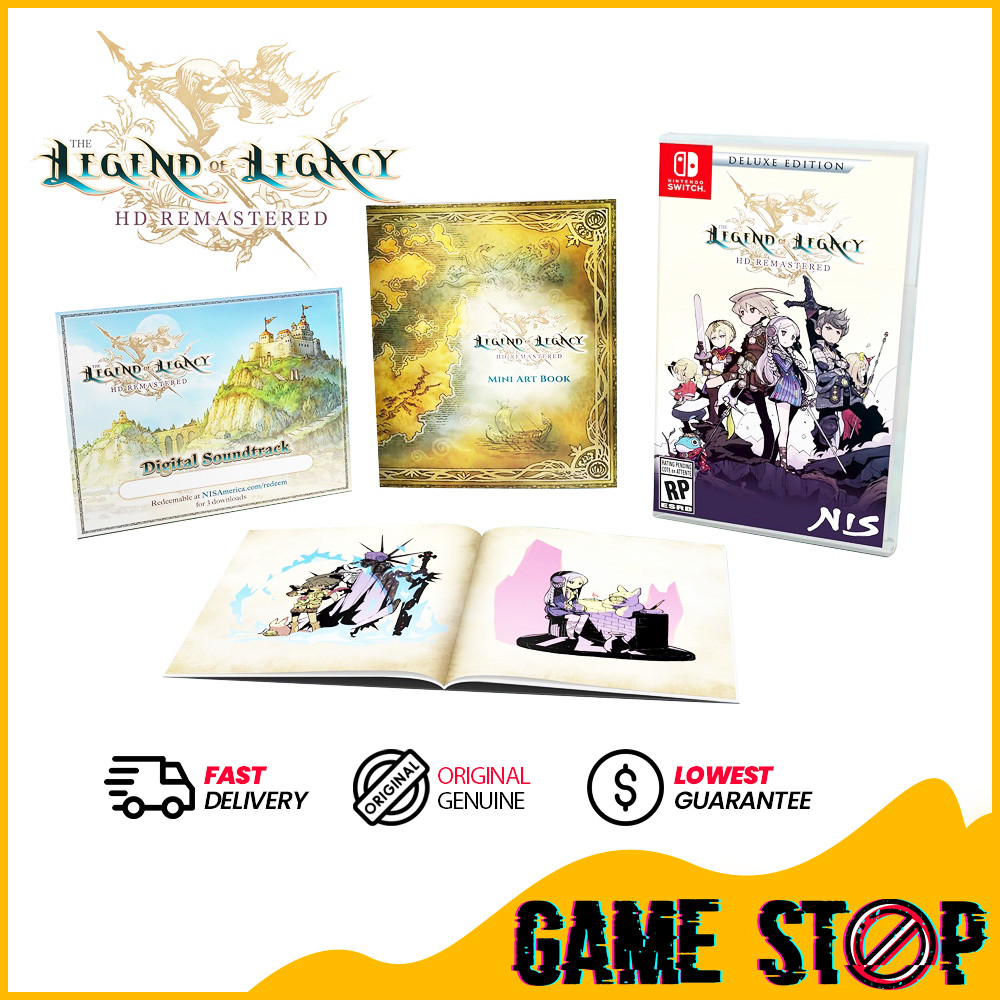 NSW Switch The Legend of Legacy HD Remastered Deluxe Edition English ...