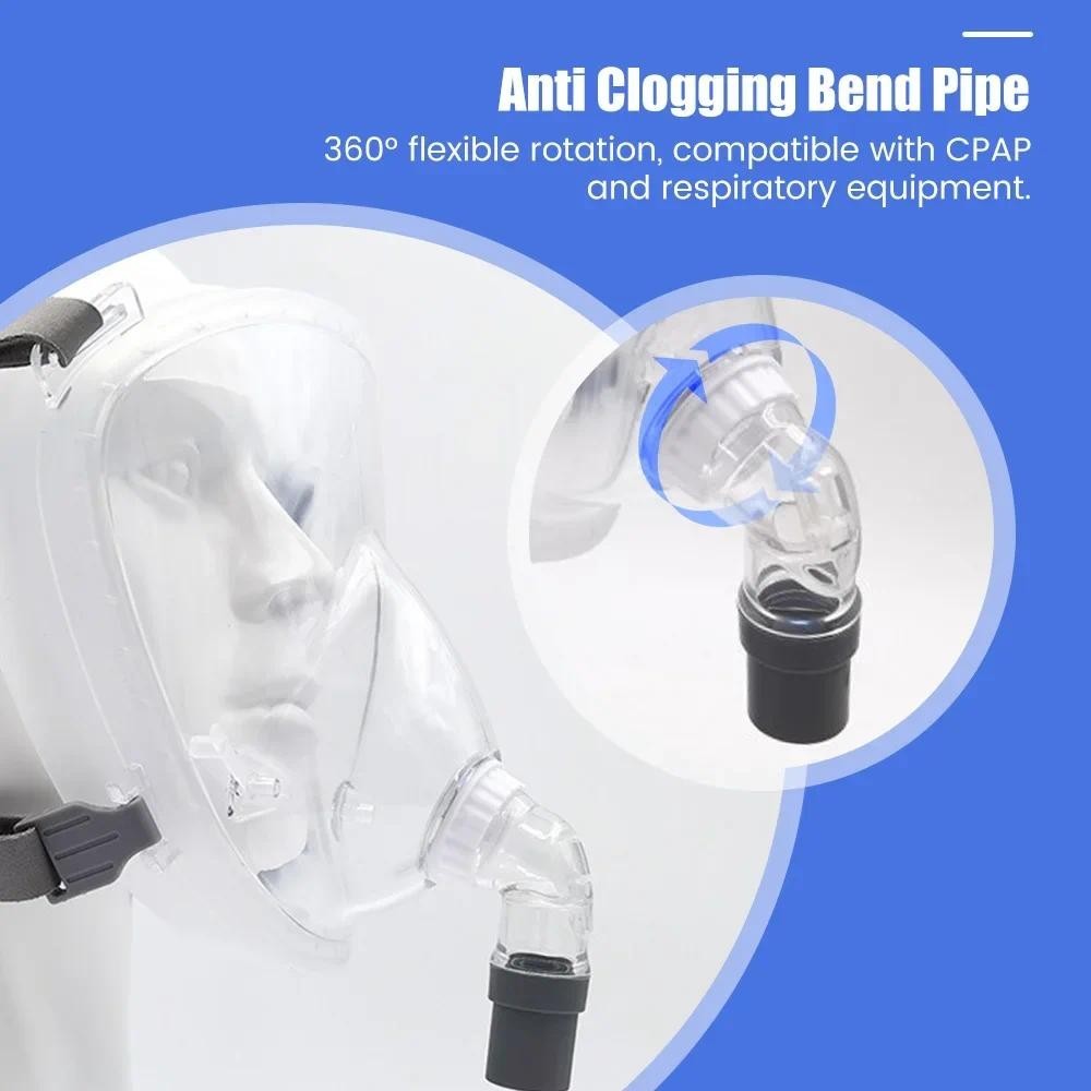 CPAP Mask Full Face Nose Mouth Mask CPAP BIPAP APAP Anti Snoring Sleep ...