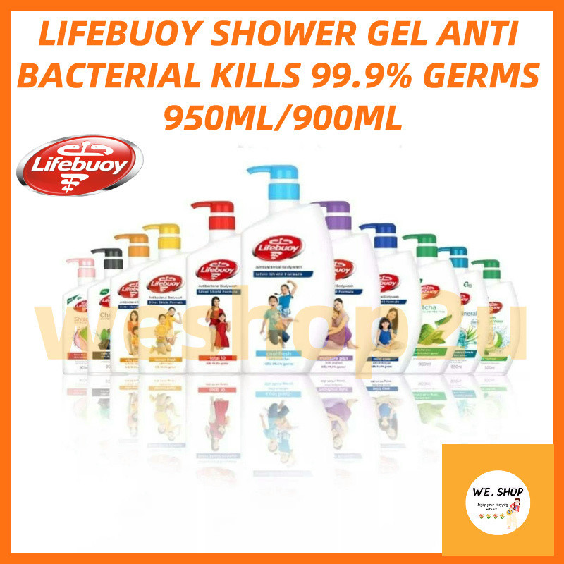 (NEW&LIVE) Lifebuoy Shower Gel 900ml/950ml Anti Bacterial Kills 99.9% Germs | Shopee Malaysia