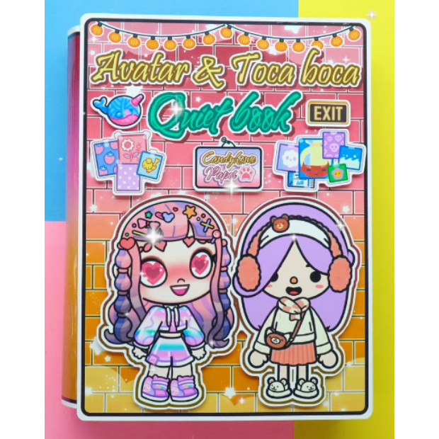 Toca Boca Quiet Book Full Range Toca Life World Toca World Doll House ...