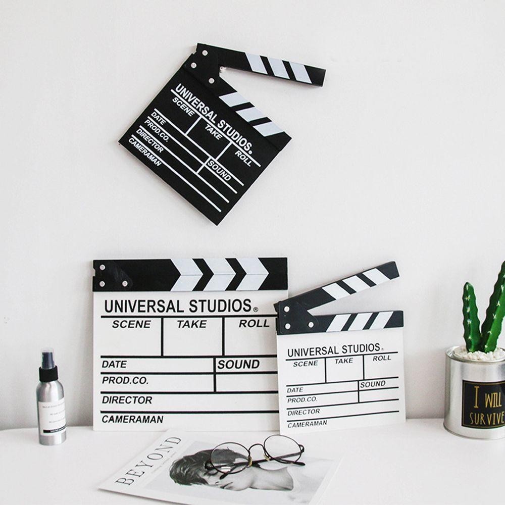 Director Video Scene Clapperboard Wooden TV Movie Cinema Clapboard ...