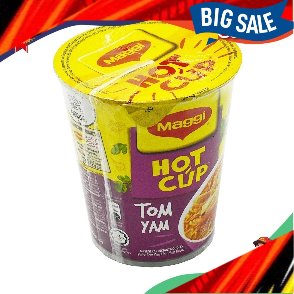 Maggi Cawan Perisa Tomyam Maggi Tom Yam Cawan Hot Cup Instant Noodles ...