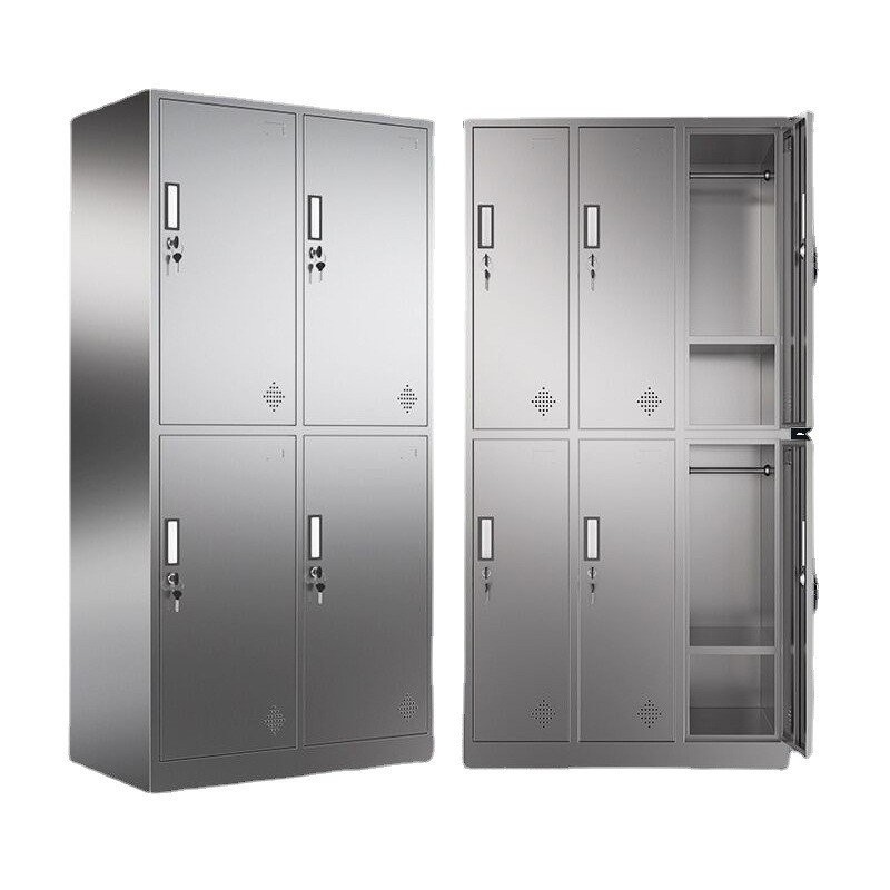 Stainless Steel Locker Staff Locker Canteen Cupboard Students Use Multi ...