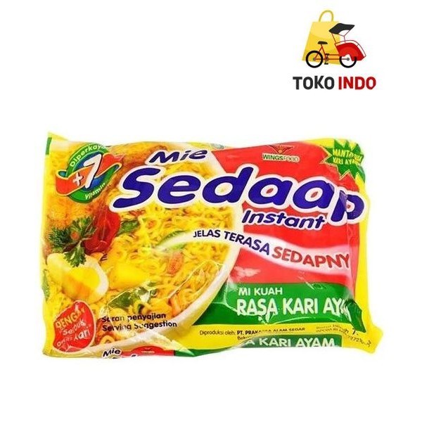 Sedaap Instant Noodle Mi Kari Ayam 72g (Bundle of 5 Pcs) | Shopee Malaysia
