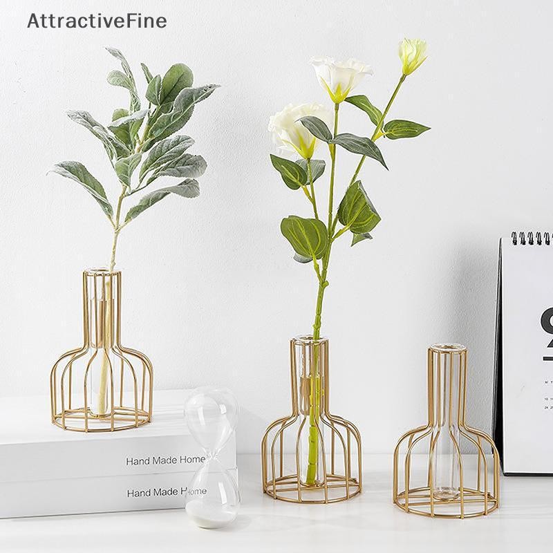 [AttractiveFine] 1 Piece Of Hollow Iron Solid Color Vase, Transparent ...