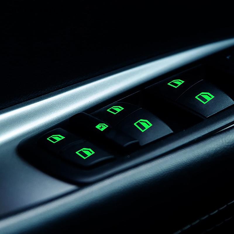 [rangevoyage2] Car Window Lifter Luminous Switch Button Stickers Door ...