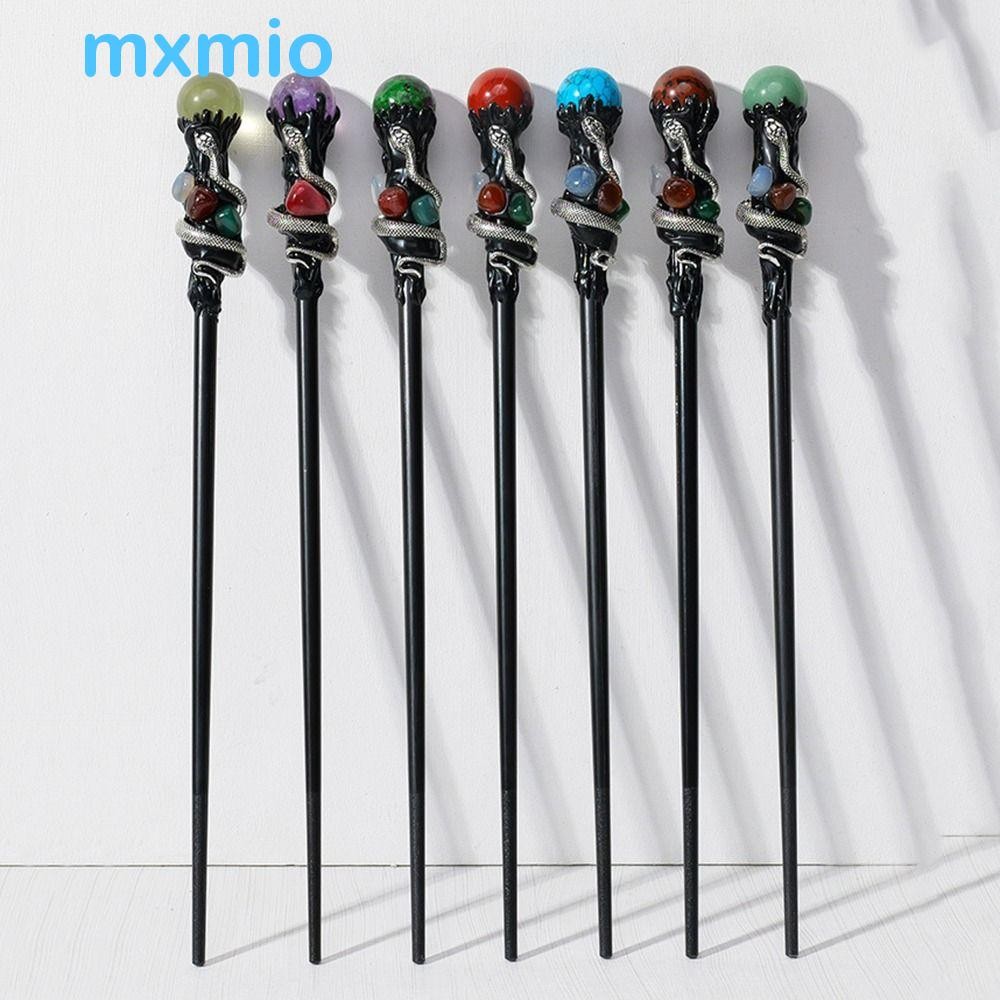 MXMIO Natural Crystal Magic Wand, Creative Handcrafted Crystal Magic ...