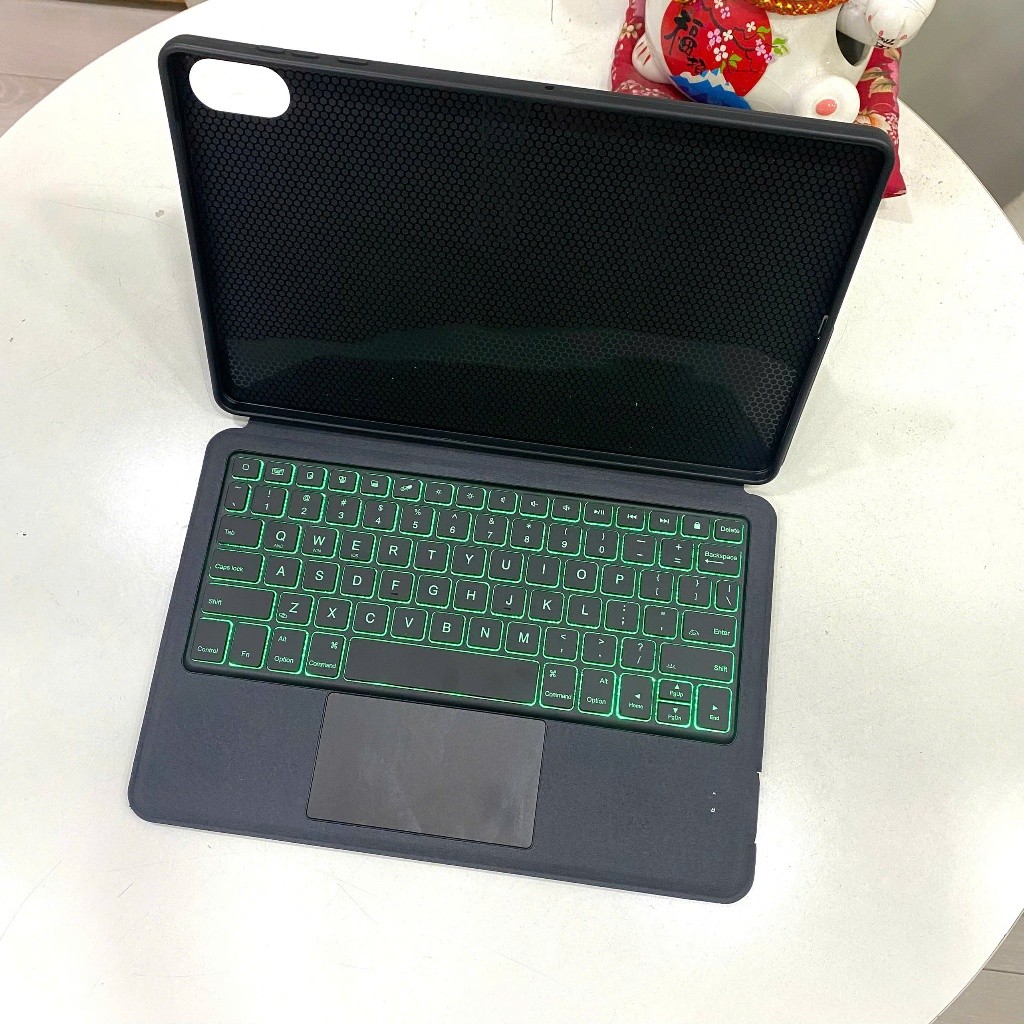 Smart Keybroad KEYBOARD COVER with Touchpad, holder, LED light for ...