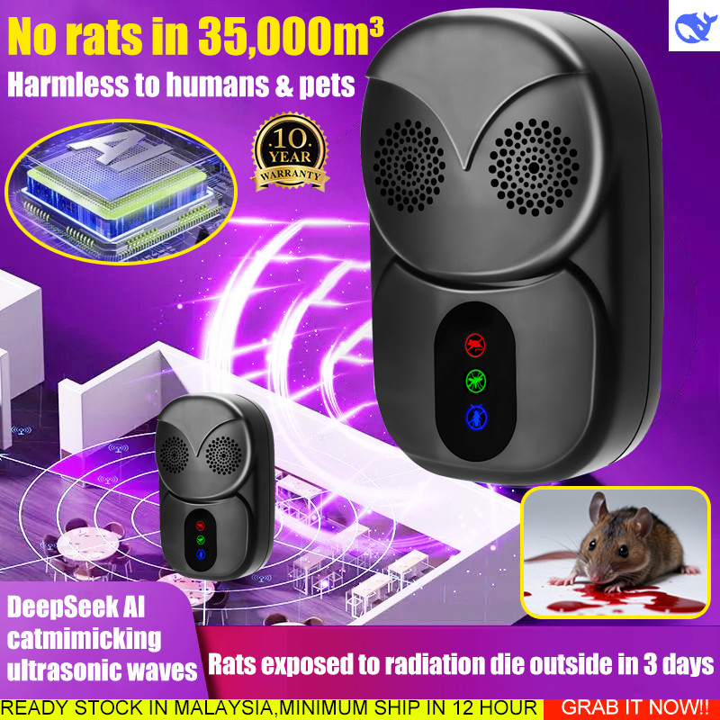 New Dual Ai chip】Rat Repellent Ultrasonic Refund if ineffective ...
