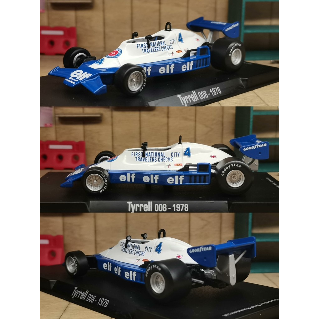 1/43 ATLAS ATLAS tyrrell tyrrell 008 1978 f1 Alloy Car Model A Very ...