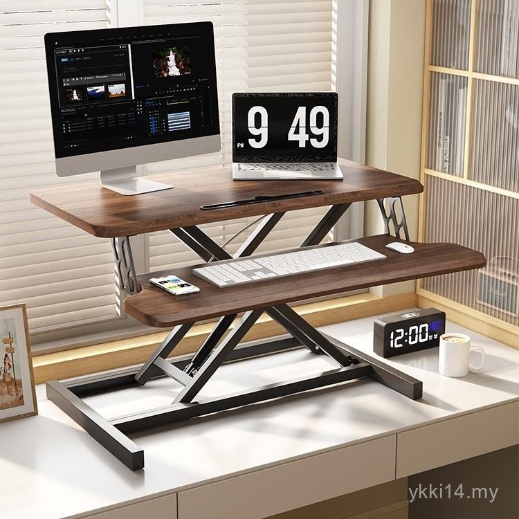 Lifting Desk Standing Office Computer Desktop Desktop Elevated Rack ...