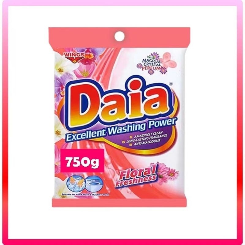 Colour Random 1 Pek Daia Detergent Powder 750g | Shopee Malaysia