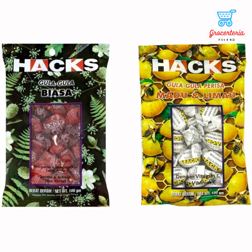 Hacks Candy Pack 100g (Original/Honey Lemon) | Shopee Malaysia