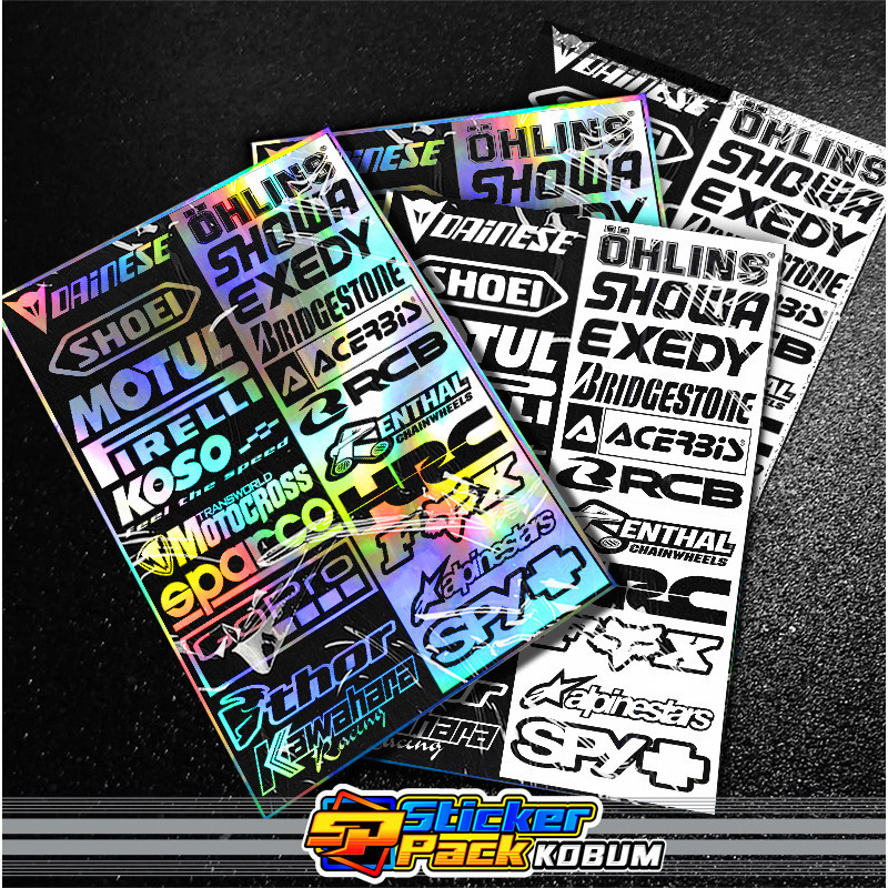 Sticker Pack 2 Colors Sticker Pack Logo Racing Sticker Pack Latest ...