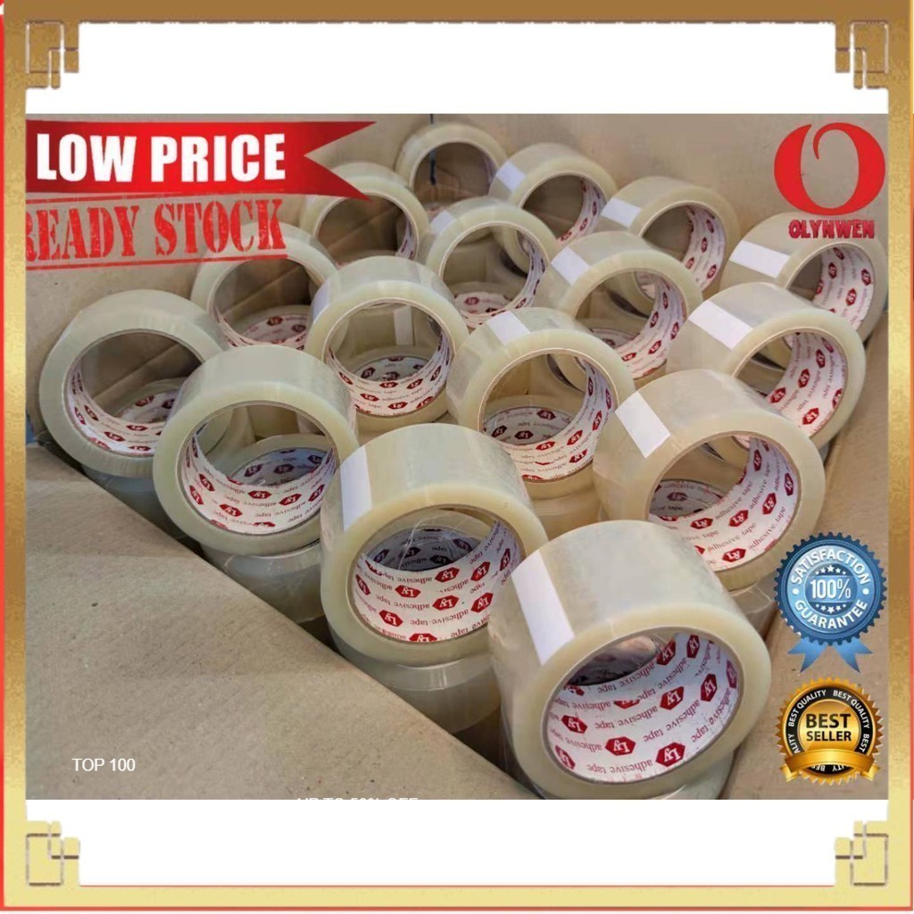 OPP Tape Fragile tape 48MM X 90Yards X 45Micron transparent brown ...