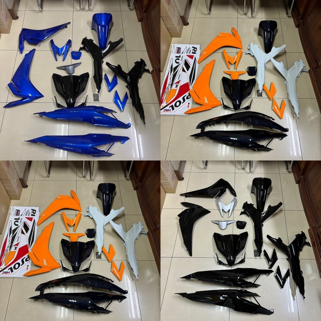 HONDA DASH 110 V2 DASH2 DASH 2 DASH V2 WAVE DASH 110 2 BODY COVER SET KAVER SET FULL SET FULL ...