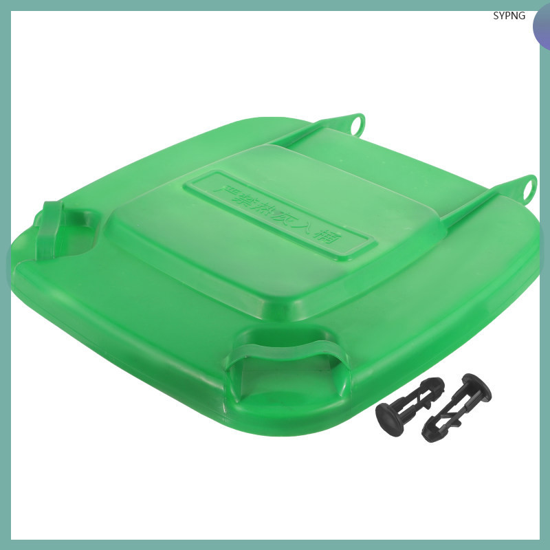 shaoyiping Trash Can Lid Litre Garbage Accessory Large Waste Bin Green ...