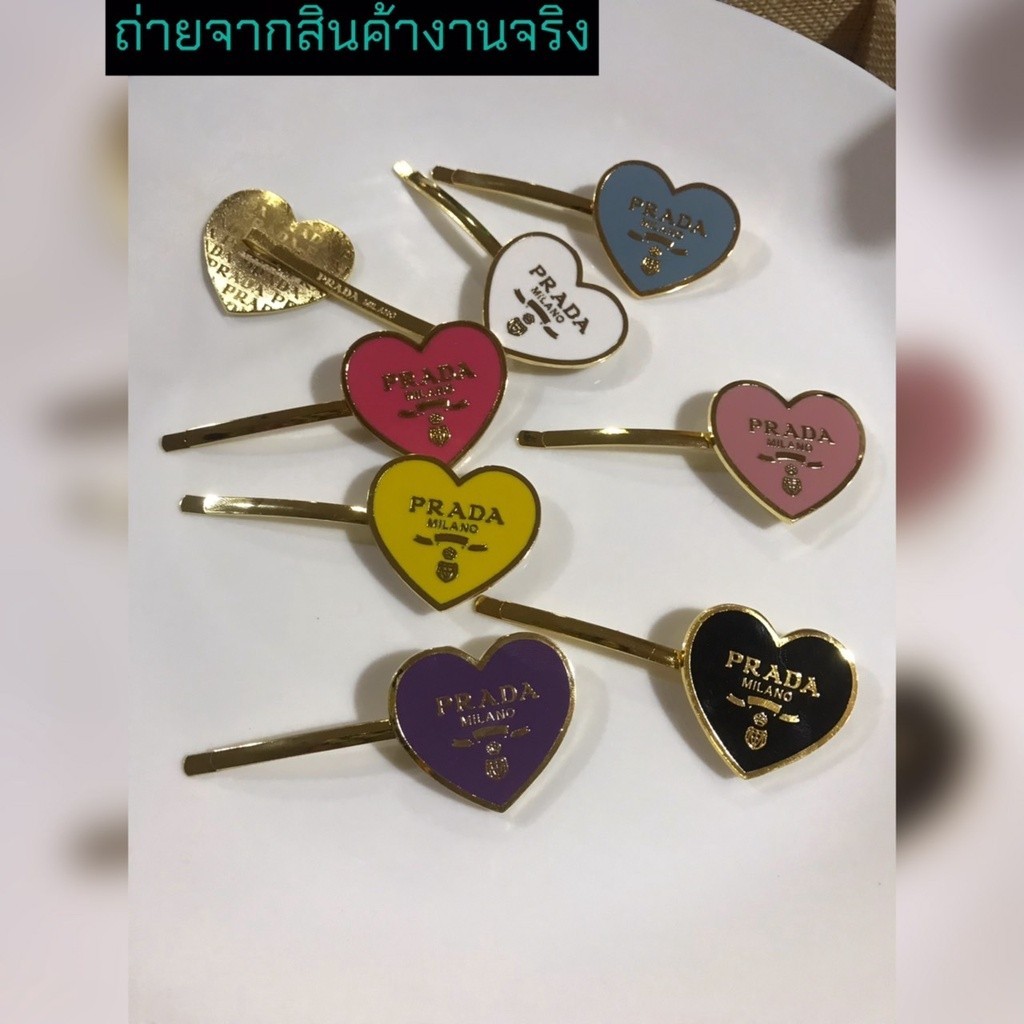 PD Brand Hair Clips Gold Edge Heart Shape Cute. Stick And Luxurious Secretly Sweet * Back Pump ...