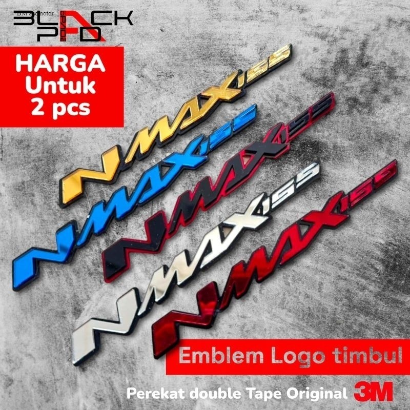 Nmax Logo Emblem 3D Embossed Acrylic Glass Material Bm accmotor ...