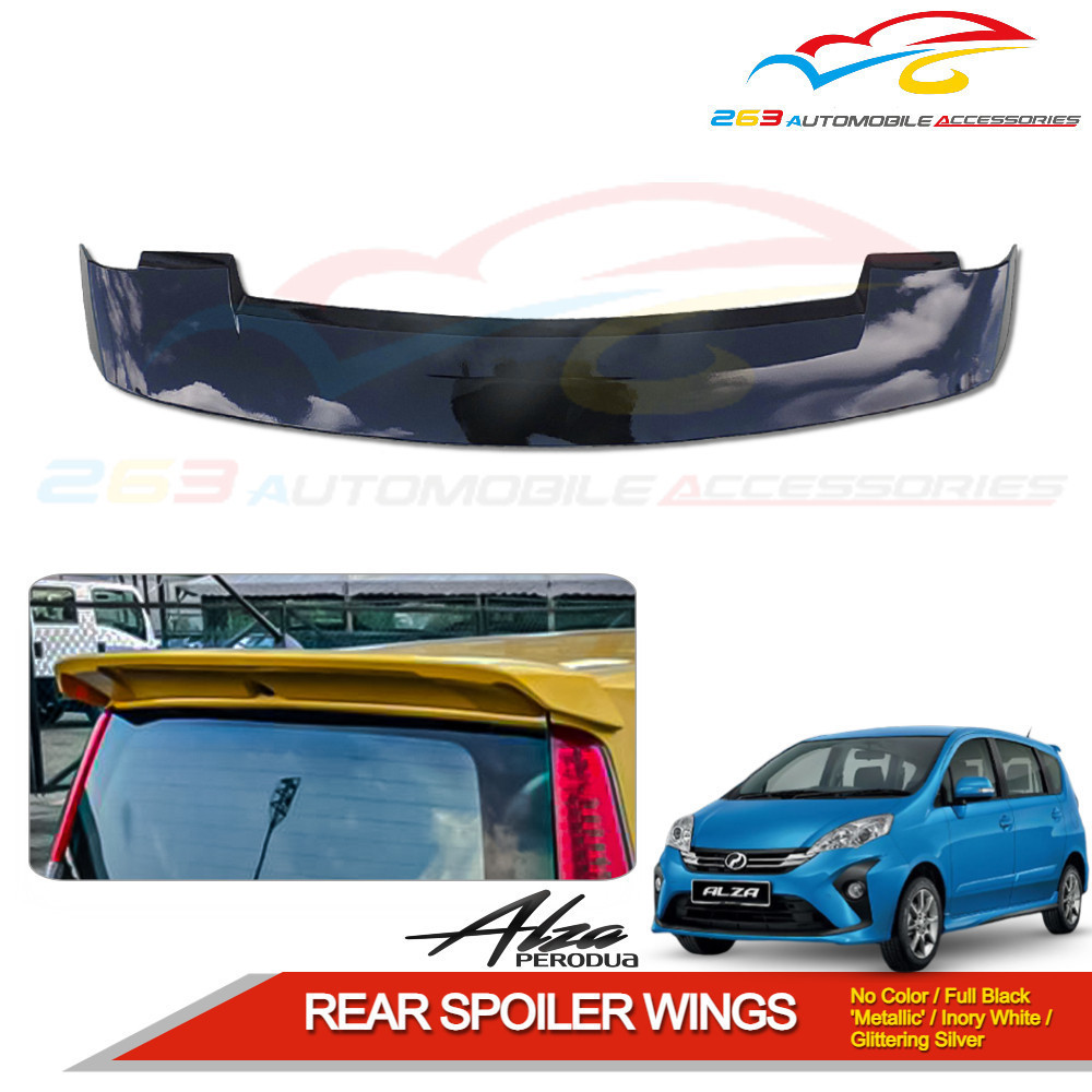 PERODUA ALZA 2014-2021 REAR SPOILER WINGS 'ABS' (NO COLOR / METALLIC ...