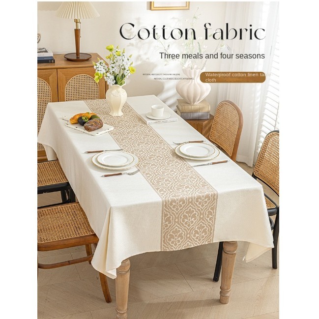 Waterproof Oilproof Table Tablecloth Thickened Coffee Table Towel ...